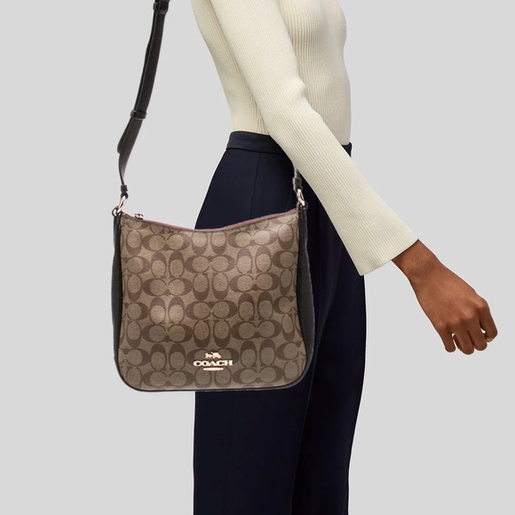 Coach | Bags | Coach Ellie File Bag In Signature Canvas | Poshmark